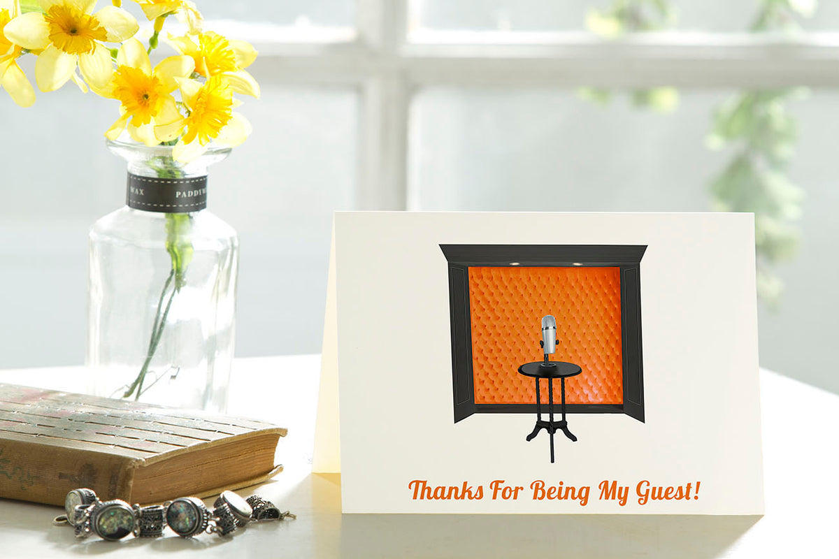 The Podcaster - Set of 50 Personalized Note Cards | She's Got Papers & Home